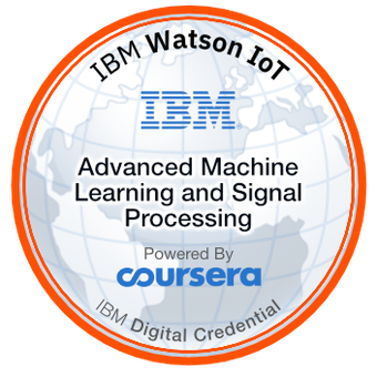 Advanced Machine Learning And Signal Processing Credly