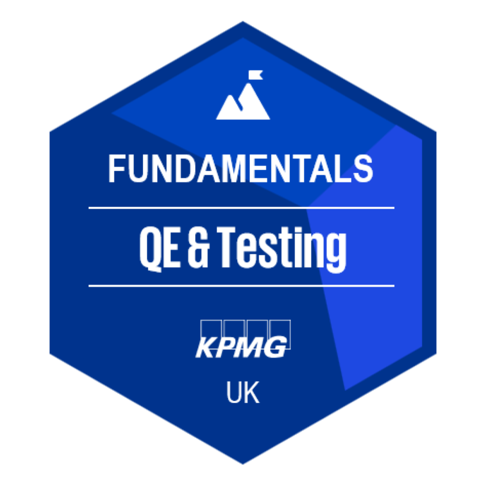 Skill Badge - QE & Testing - Fundamentals (Level 1) - Credly