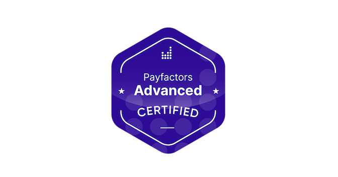 Payfactors Advanced Certification - Credly