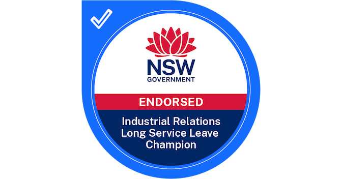 Endorsed Industrial Relations Long Service Leave Champion - Credly