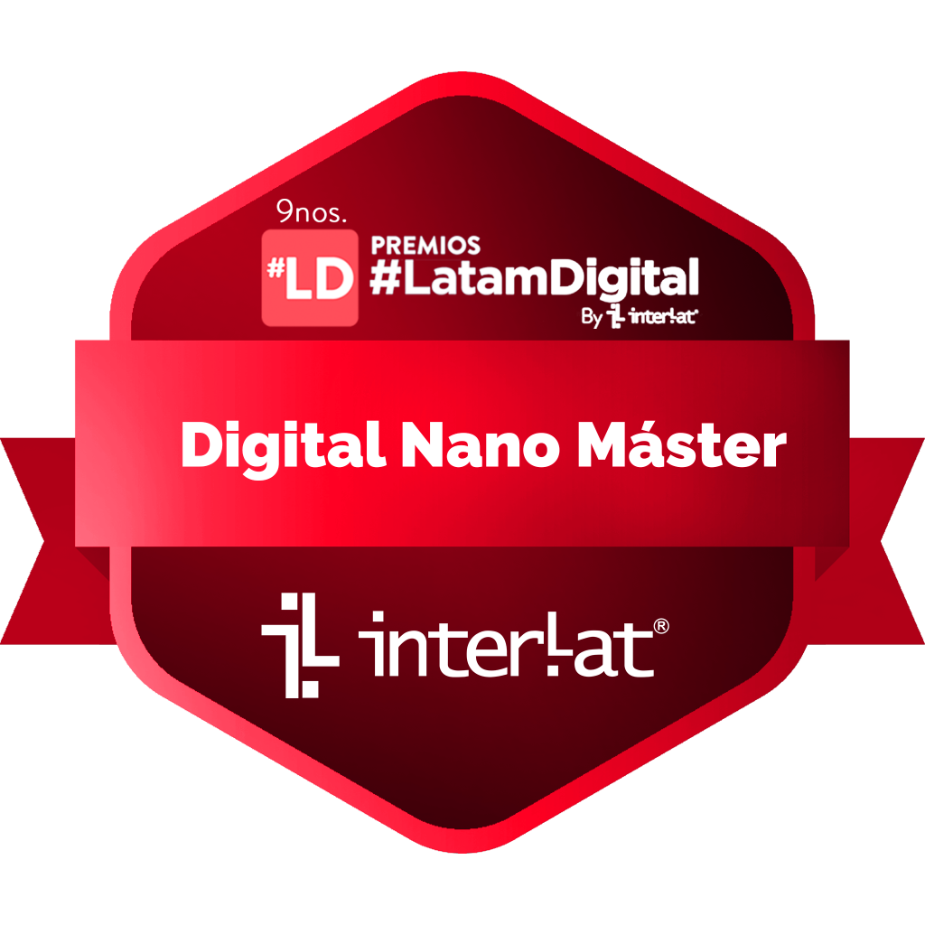 Reconocimiento Participación Sobresaliente - Digital Nano Máster - Credly