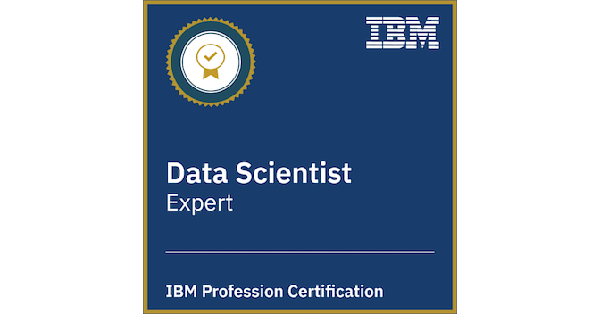Data Science Profession Certification - Level 2 Expert - Credly