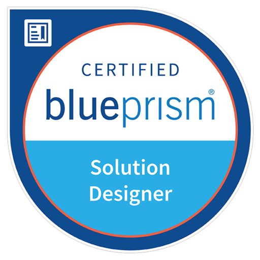 Blue Prism Certified Solution Designer - Credly