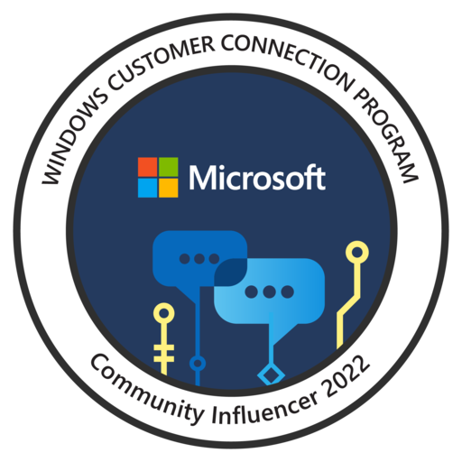WCCP Community Influencer 2022 - Credly