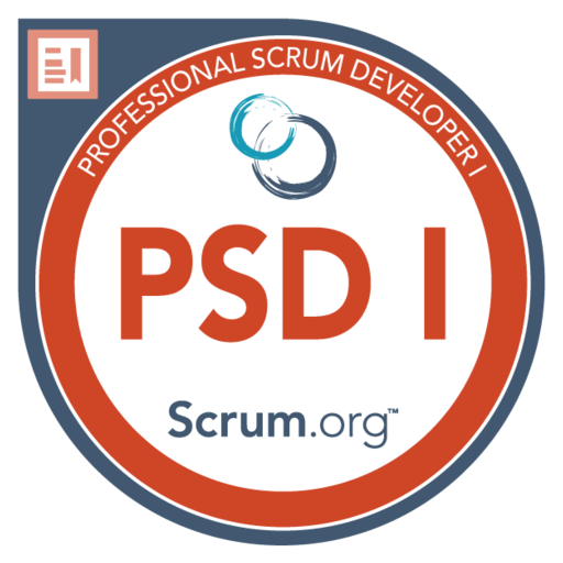 Professional Scrum Developer™ I (PSD I) - Credly