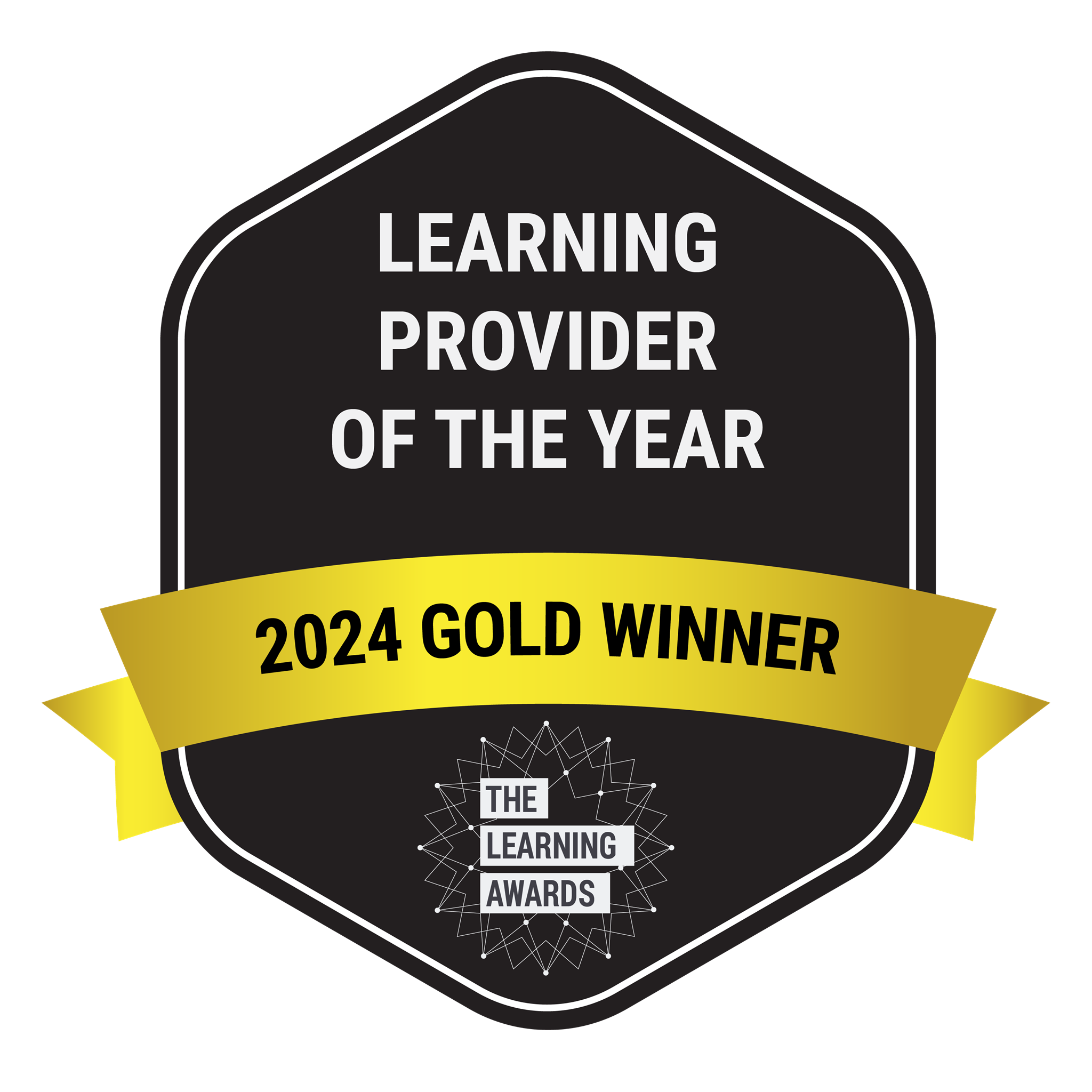 Learning Provider of the Year 2024 - Gold Winner - Credly