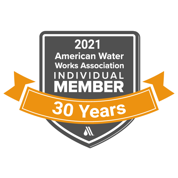 AWWA Member Badge - 30 Year Member - Credly