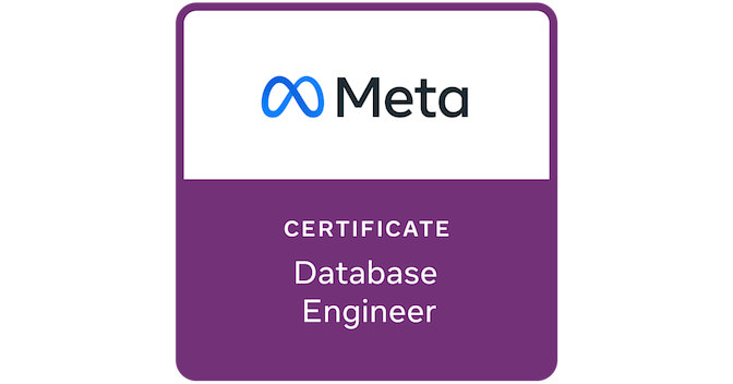 Meta Database Engineer Certificate - Credly