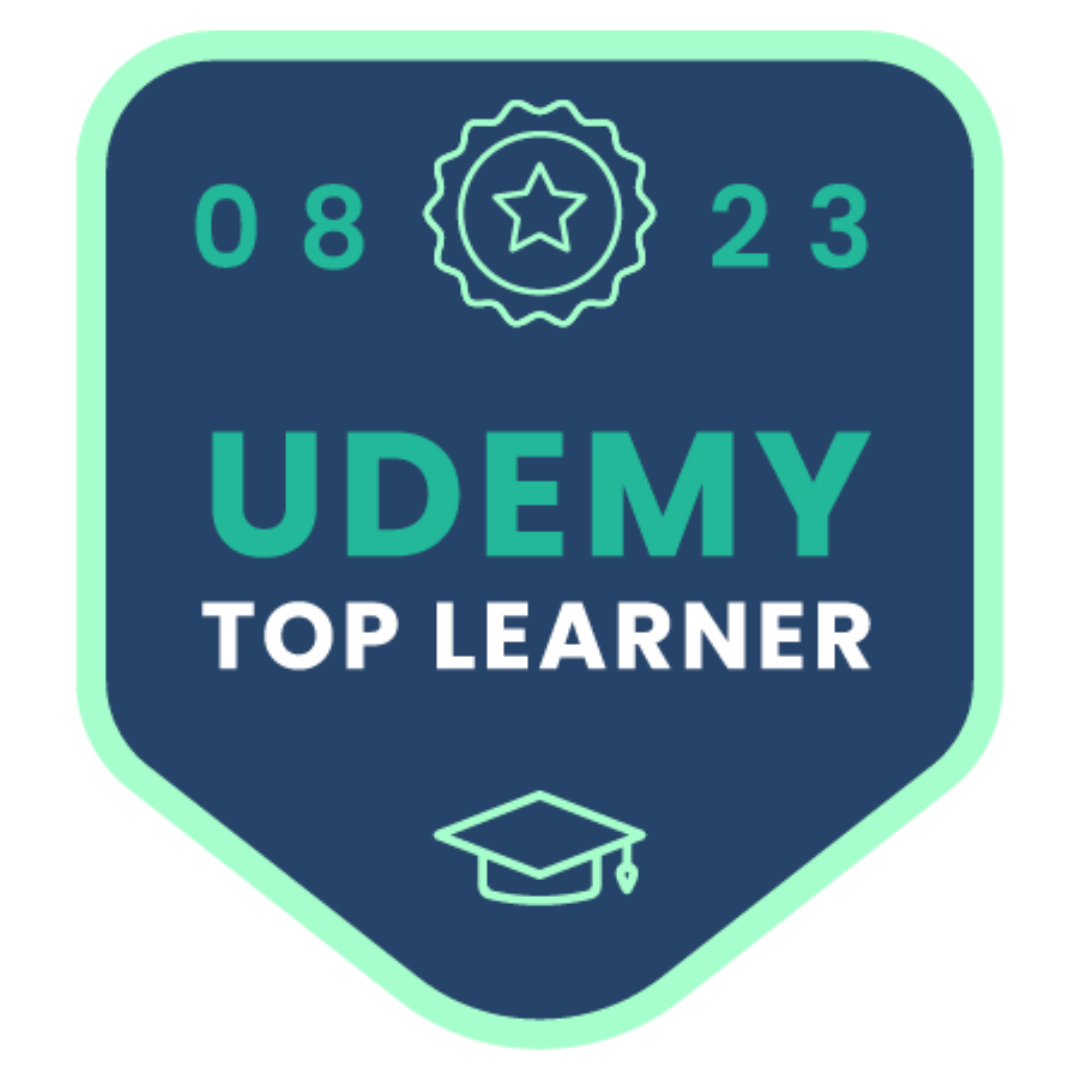phData Udemy Top Learner: August 2023 - Credly
