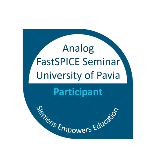 Analog FastSPICE Seminar at University of Pavia - Credly