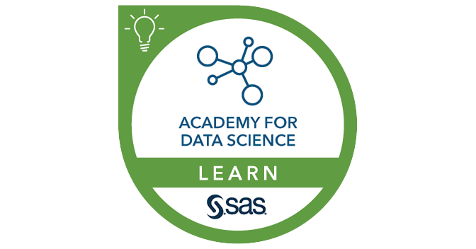 SAS Academy for Data Science: Big Data Preparation, Statistics and Visual Exploration - Credly