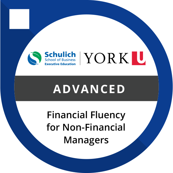 Financial Fluency for Non-Financial Managers: Advanced - Credly