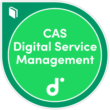 Kursteilnahme: CAS Digital Service Management - Credly