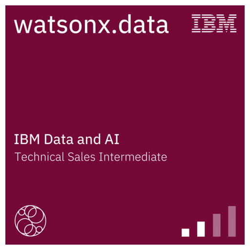 watsonx.data Technical Sales Intermediate - Credly