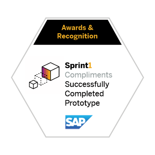 Awards and Recognition 2022 - Sprint1 Compliments Award - Credly