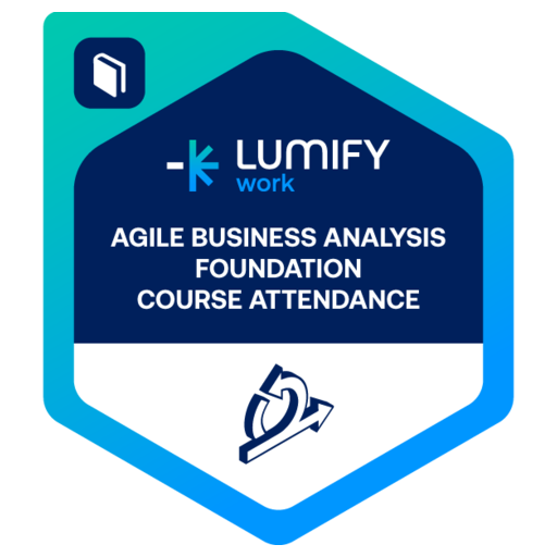 Agile Business Analysis Foundation Course Completion Badge - Credly
