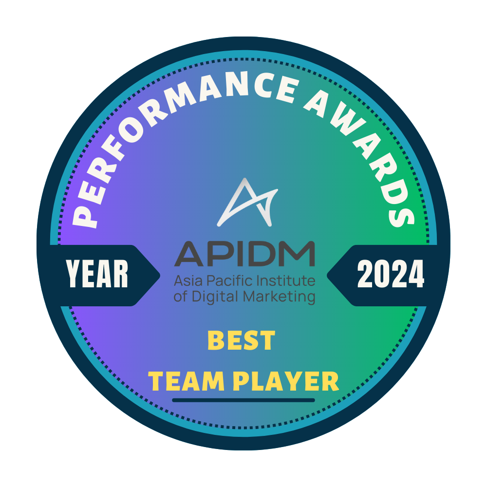 APIDM Best Team Player 2024 - Credly