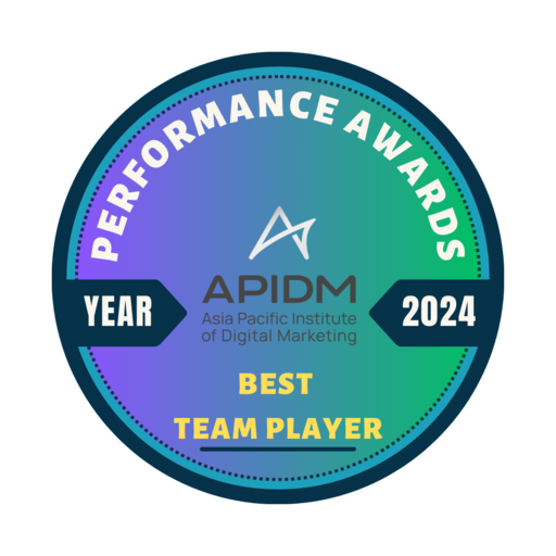 APIDM Best Team Player 2024 - Credly
