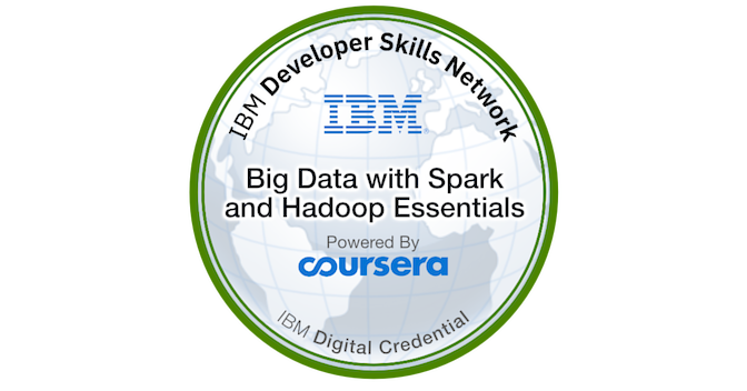 Big Data with Spark and Hadoop Essentials - Credly