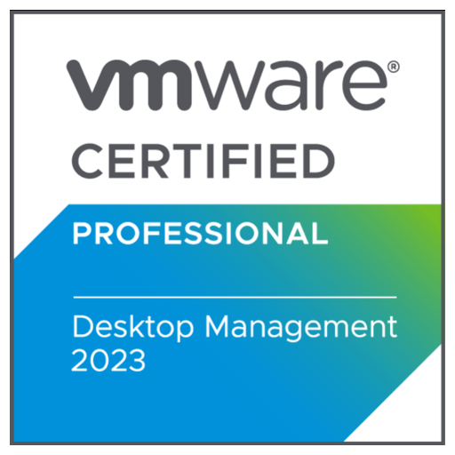 VMware Certified Professional - Desktop Management 2023 - Credly