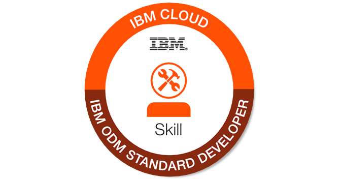 IBM Operational Decision Manager Standard V8.9 Developer - Credly