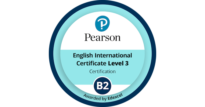 Pearson English International Certificate Level 3 - Credly
