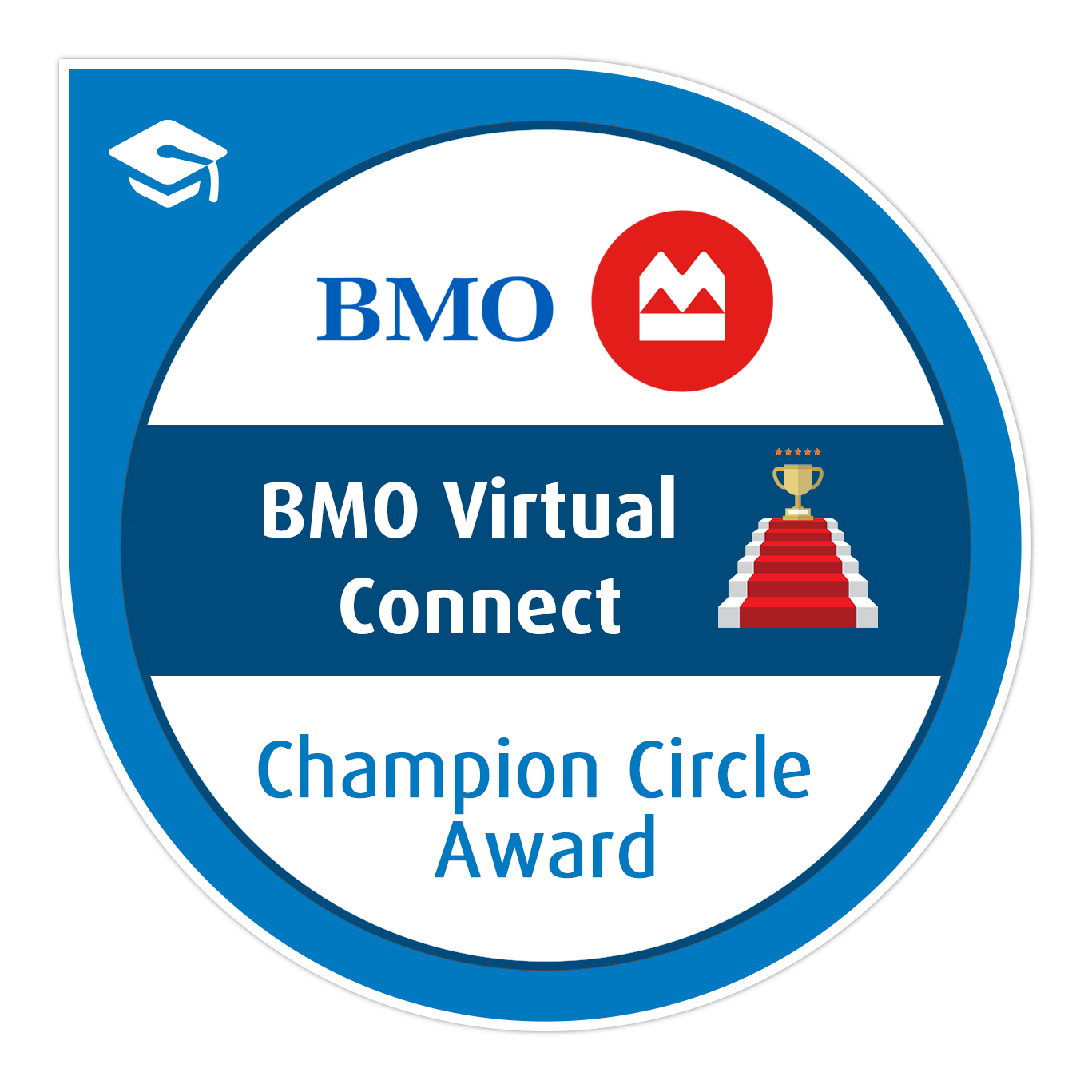 BMO Virtual Connect Champion Circle Award - Credly