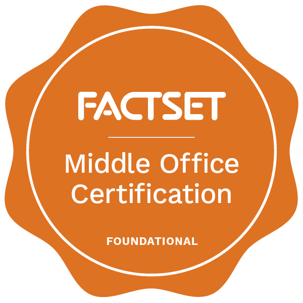 Business | Middle Office Certification - Credly