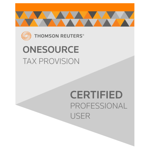ONESOURCE Tax Provision Professional User - Credly