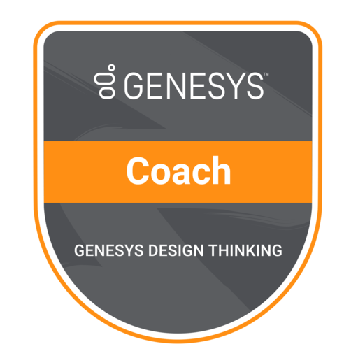 Genesys Design Thinking Coach - Credly