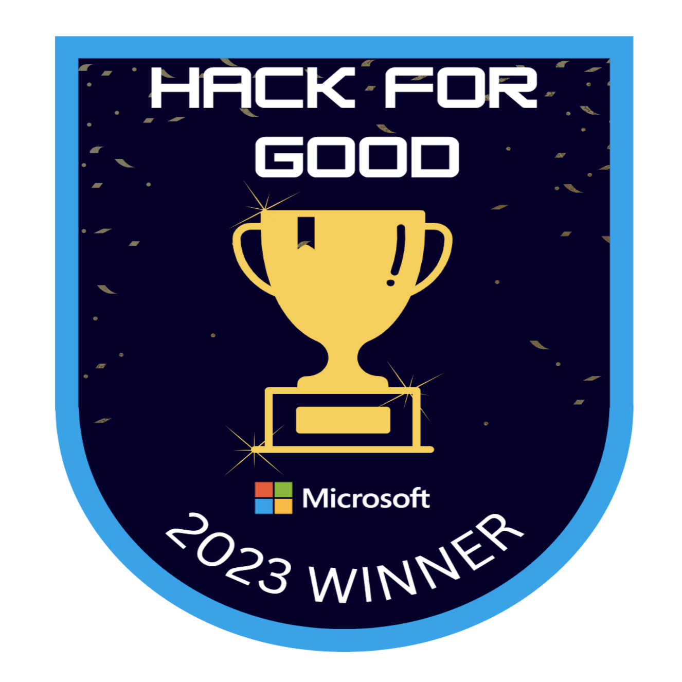 Hack For Good Winner Badge - Credly