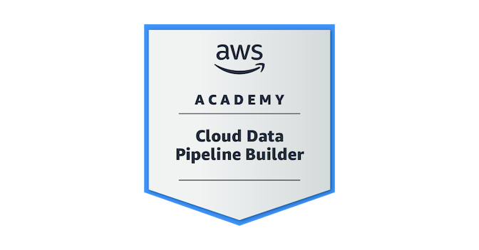 AWS Academy Graduate - AWS Academy Cloud Data Pipeline Builder - Credly