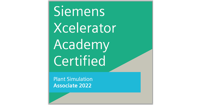 Plant Simulation Certified Associate 2022 - Credly