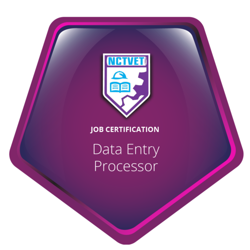 Data Entry Processor (Job Certification) J02ITI20119 - Credly