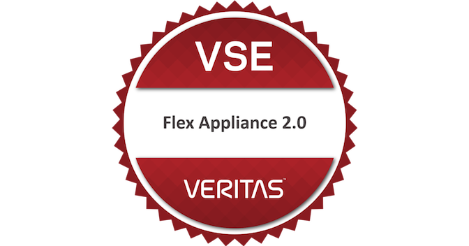 VSE Veritas Flex Appliance 2.0 - Credly