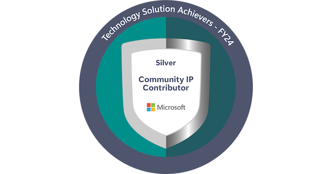 FY24 Community IP Contributor Silver - Credly