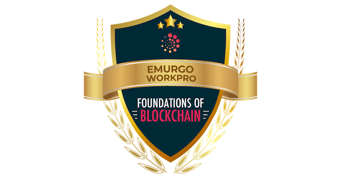 EMURGO Certified: Foundations of Blockchain - Credly