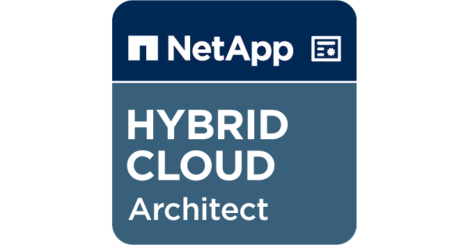 NetApp Certified Hybrid Cloud Architect - Credly