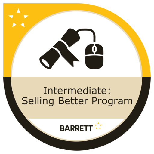 Barrett - Selling Better Program (Intermediate) - Credly