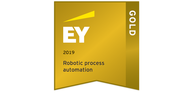 EY Robotic process automation - Gold (2019) - Credly