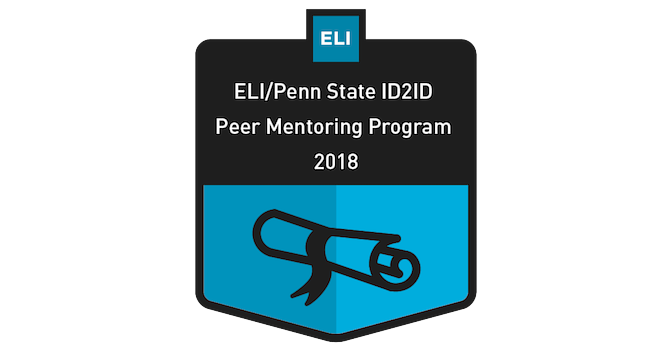 ID2ID Peer Mentoring Program 2018 - Credly