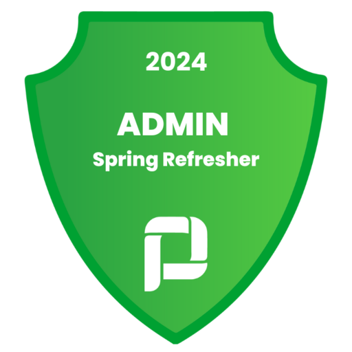 Admin Spring Refresher - Credly
