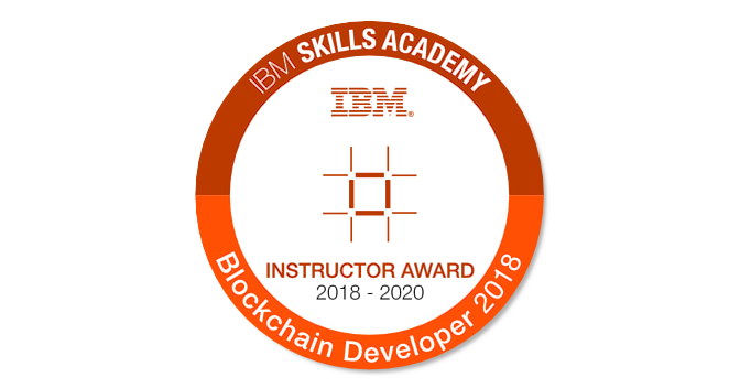 Blockchain Developer - Instructor Award - Credly