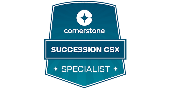 Cornerstone Succession CSX Specialist - Credly