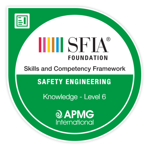SFIA - Knowledge - Safety engineering (SFEN) - Level 6 - Credly