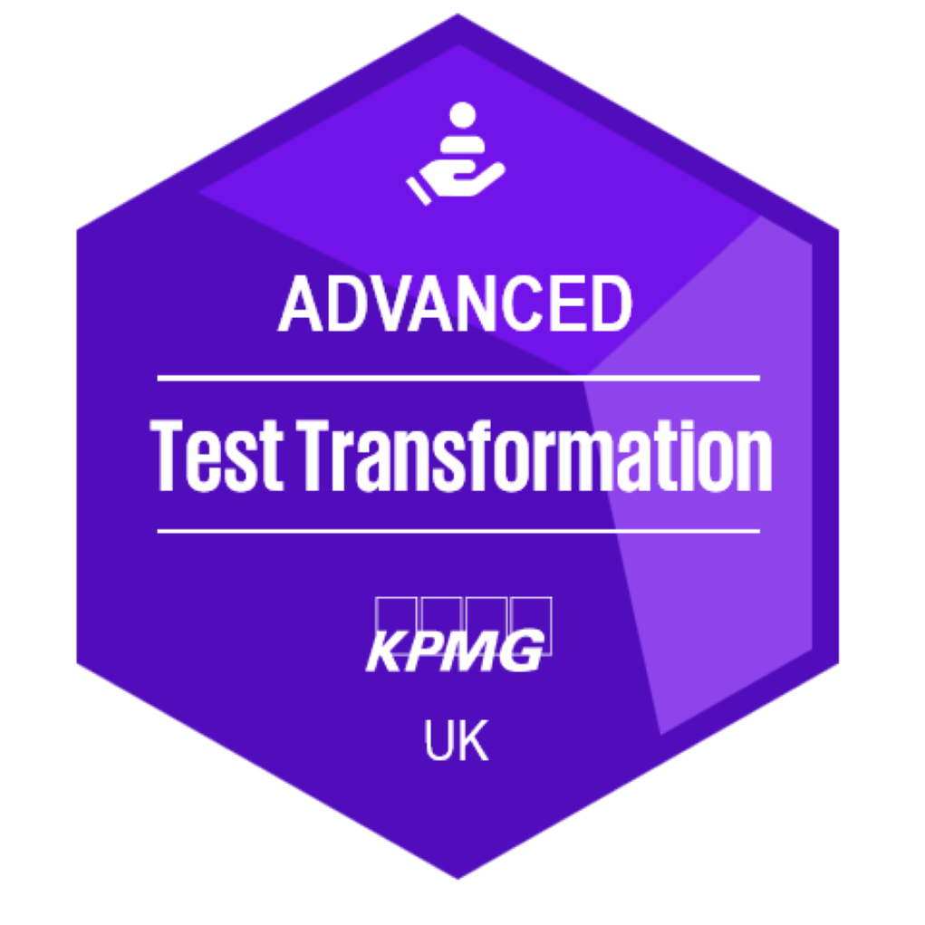 Test Transformation Advanced (Level 3) - Credly