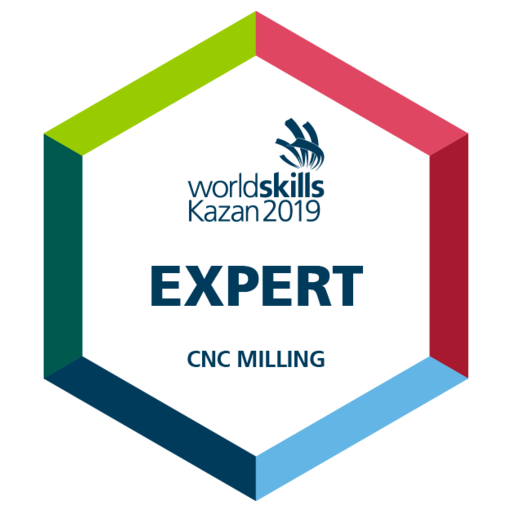 WorldSkills Kazan 2019 - Expert - CNC Milling - Credly