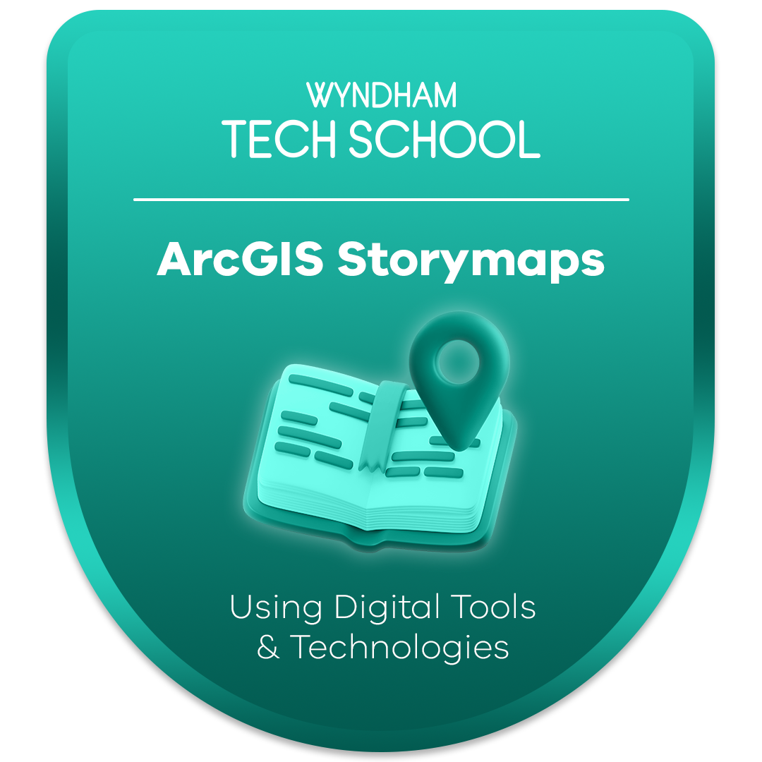 Using Digital Tools & Technologies: ArcGIS Storymaps - Credly Using Digital Tools & Technologies: ArcGIS Storymaps - Credly