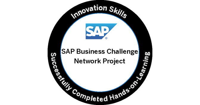 Innovation Skills - SAP Business Challenge Network Project - Credly