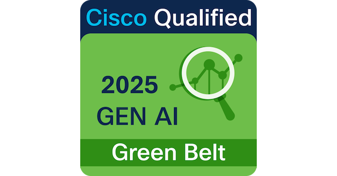Data Science @Cisco Generative AI Green Belt 2025 - Credly